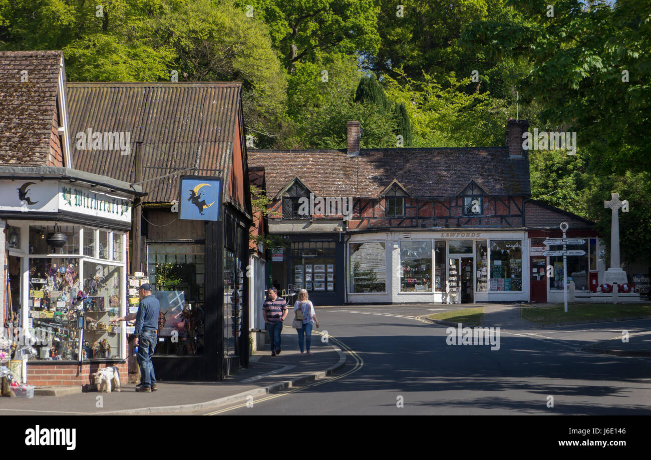 The small village of Burley is a major attraction for visitors to the ...