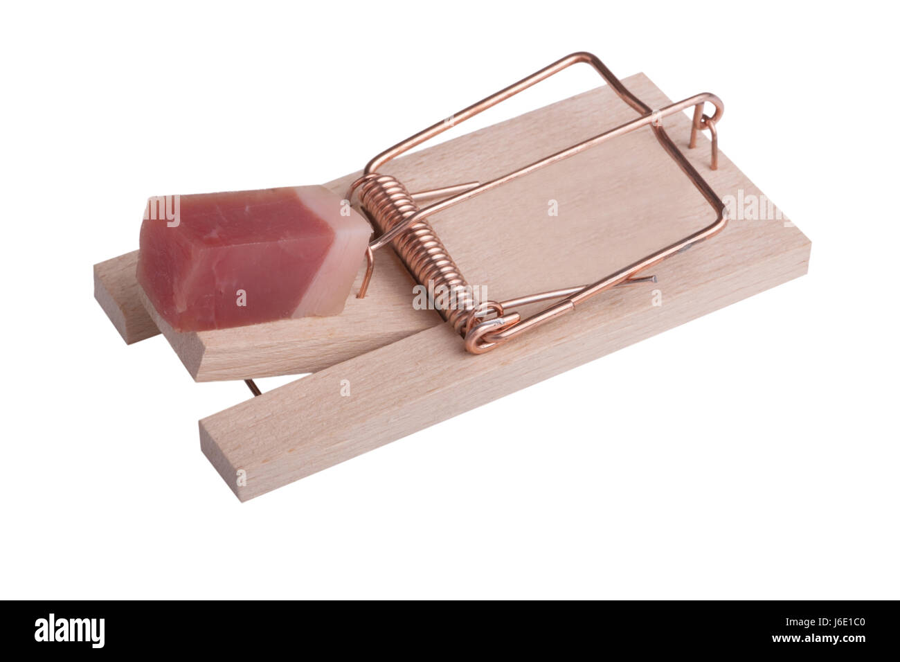mousetrap with bacon Stock Photo - Alamy