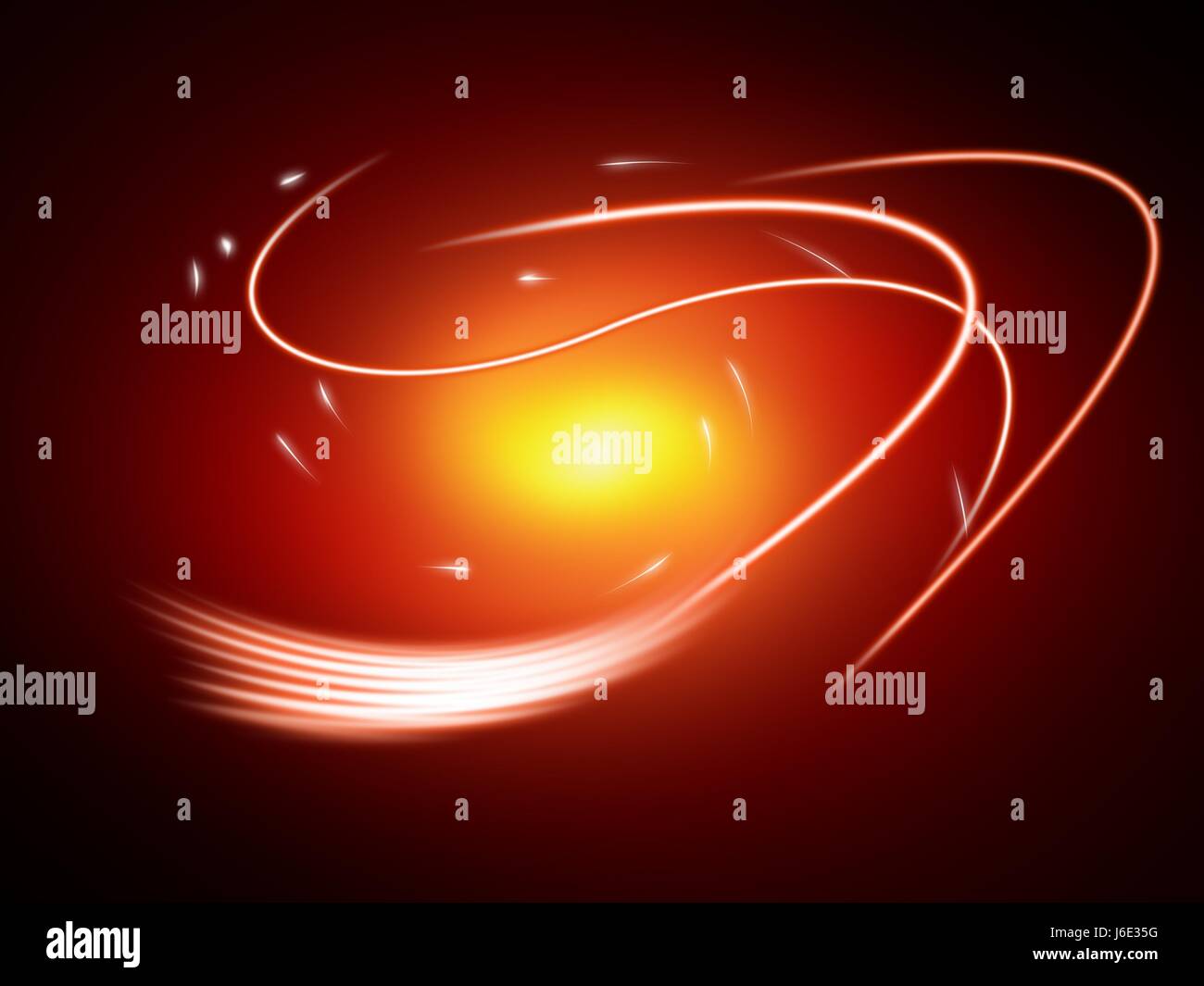 illustration glow abstract backdrop background rays red light motion ...