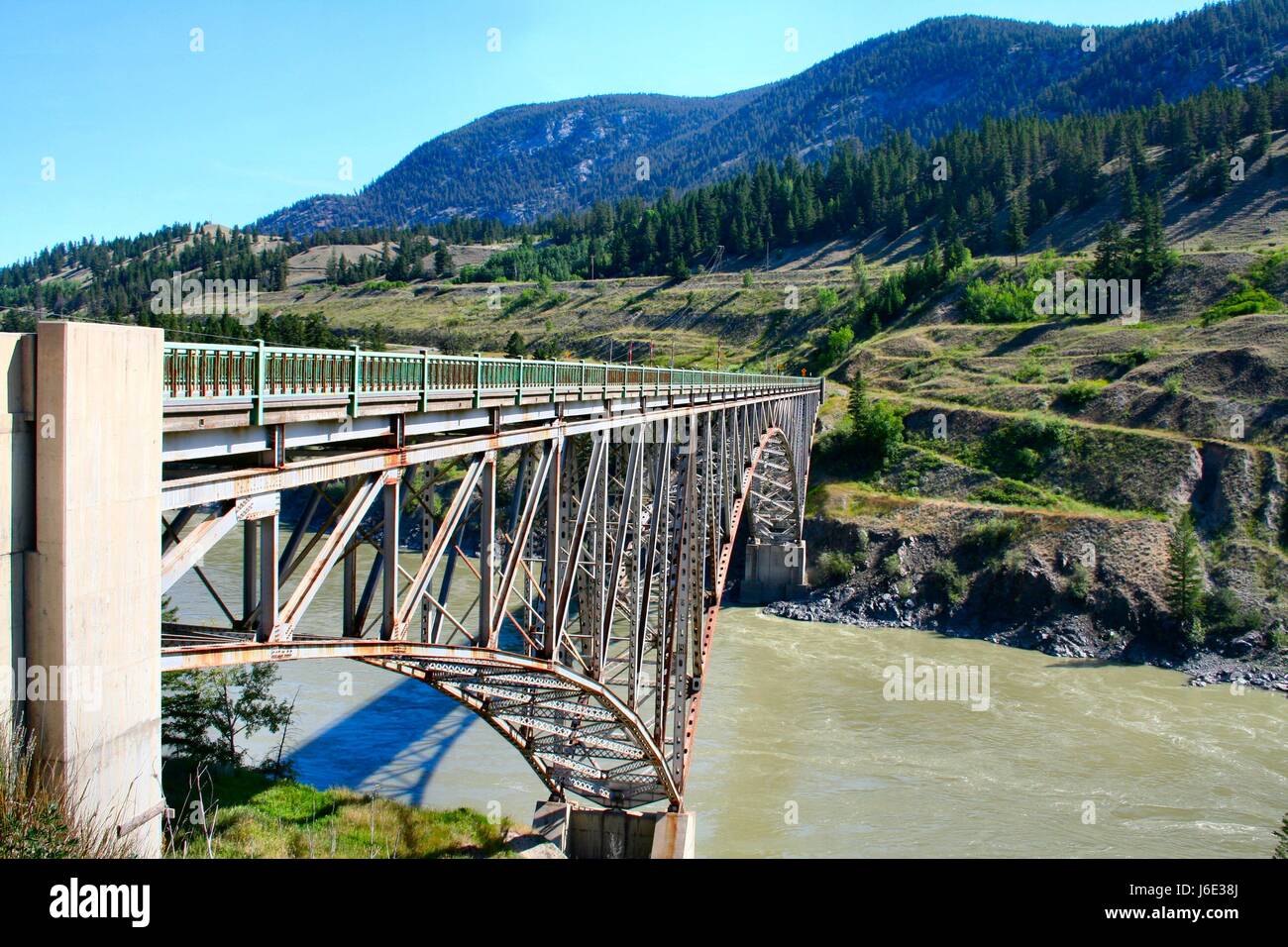 sheep creek bridge fraser river canada Stock Photo - Alamy
