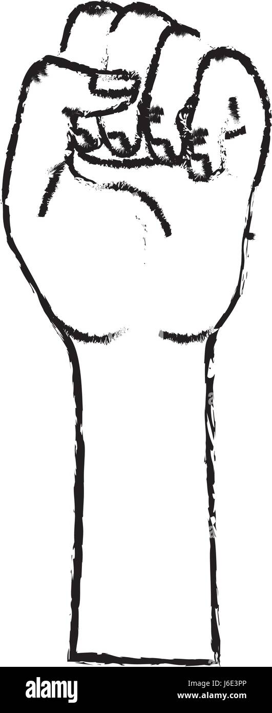 Man fist middle finger up Stock Vector Images - Alamy