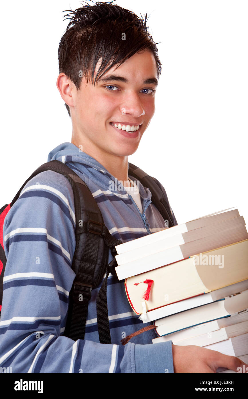 study portrait pupil eye organ teenager student delighted unambitious ...