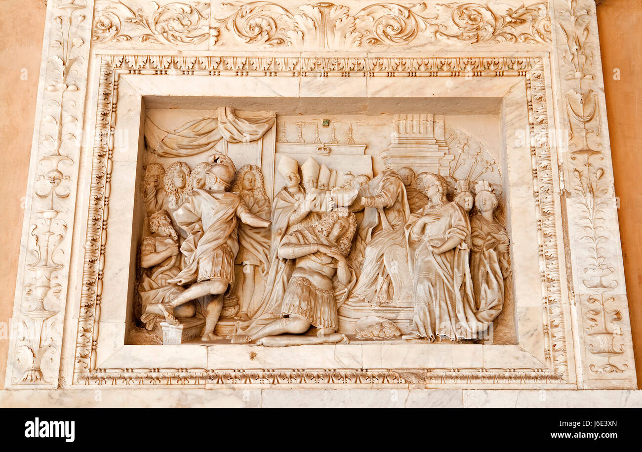 art sightseeing marble relief sicily artful italy art tourism cathedral ...