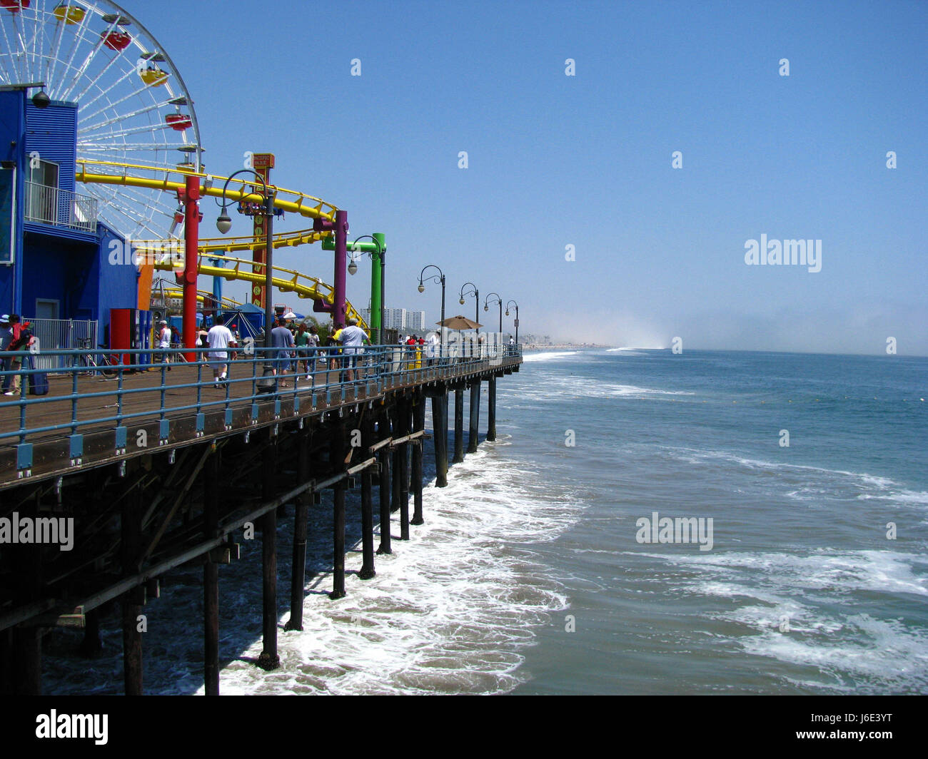 fair bridge pacific salt water sea ocean water wheel ferris wheel giant ...