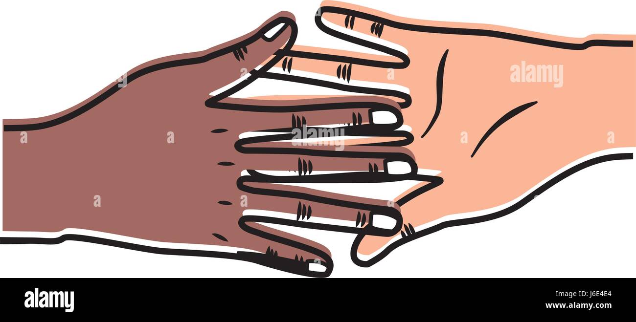 nice hands together like friendship symbol Stock Vector Image & Art - Alamy
