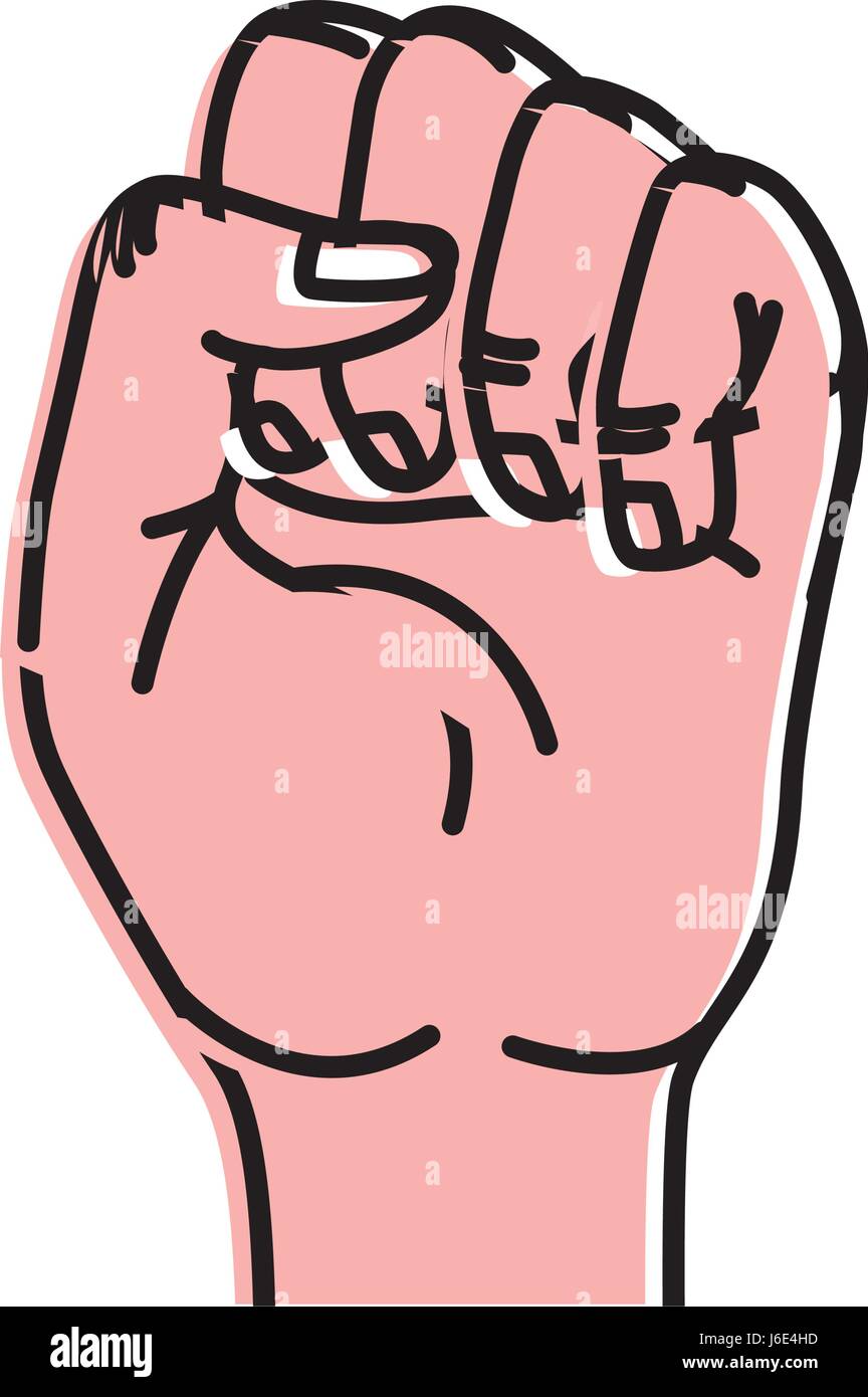 Man fist middle finger up Stock Vector Images - Alamy