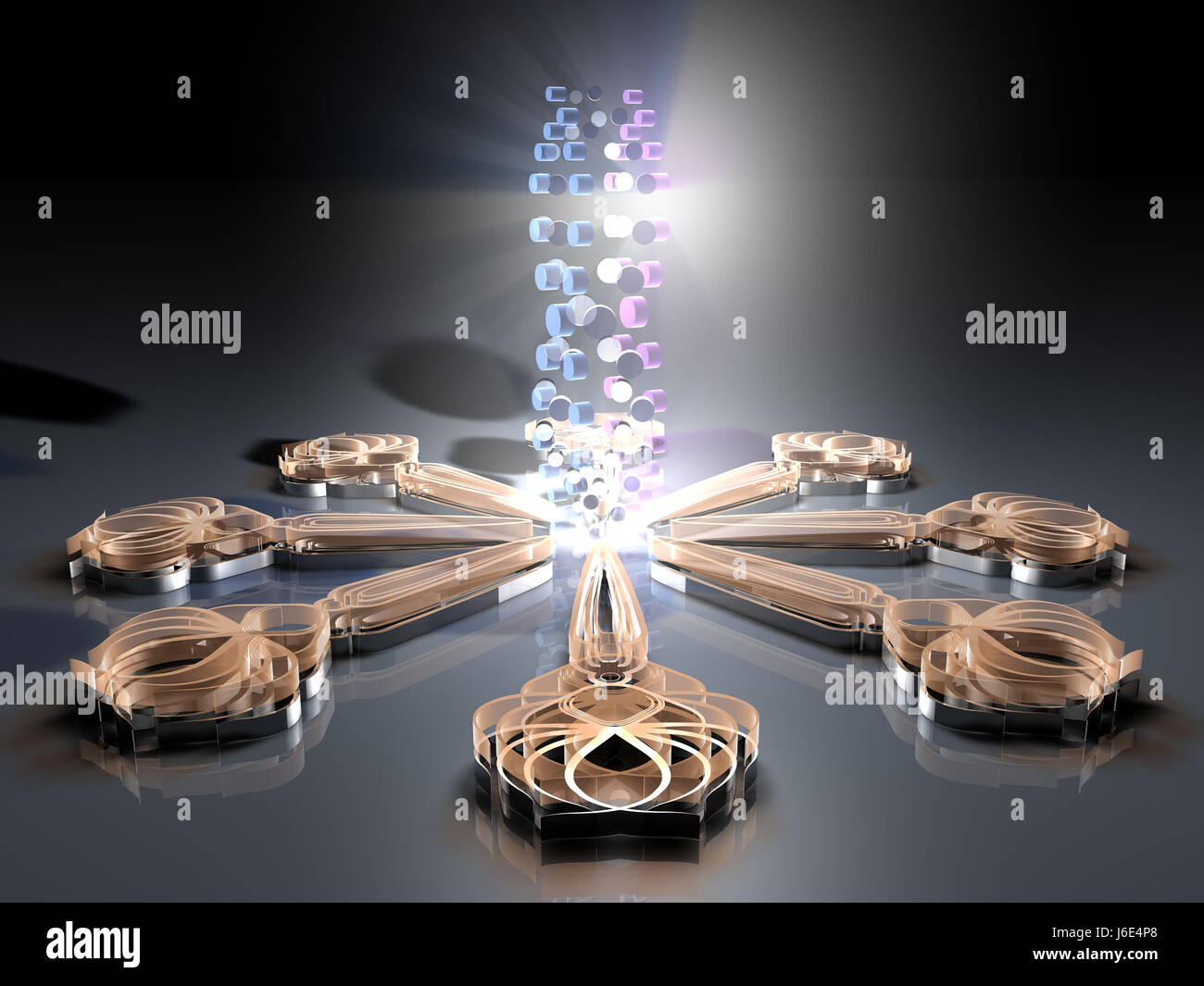 fountain of youth - abstract - 3d Stock Photo - Alamy
