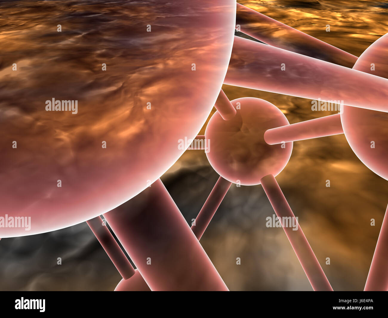 virus molecule - 3d Stock Photo - Alamy