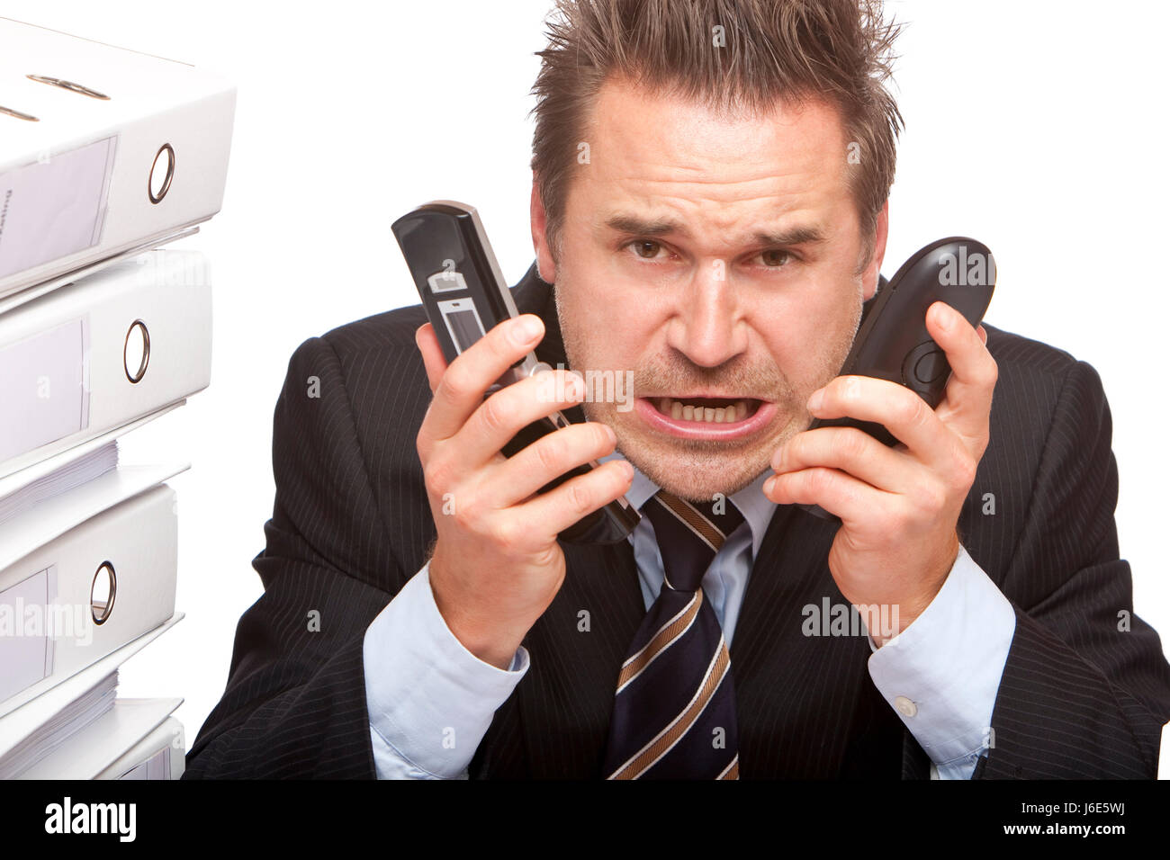 telephone phone office frustrated business man businessman failure ...