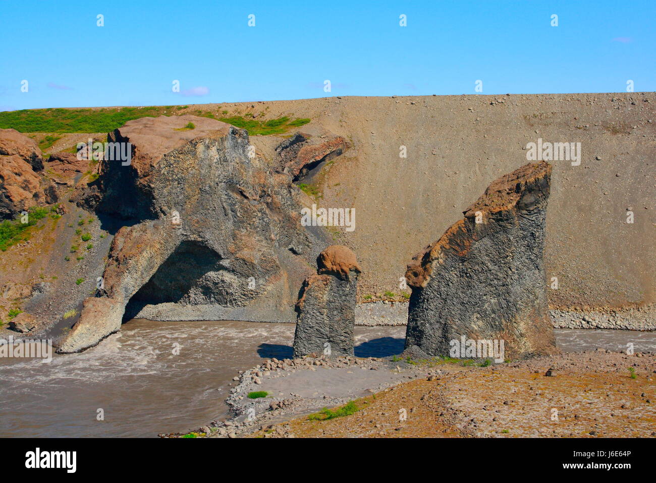 valley iceland plateau current of the river vulcan volcano act of god ...
