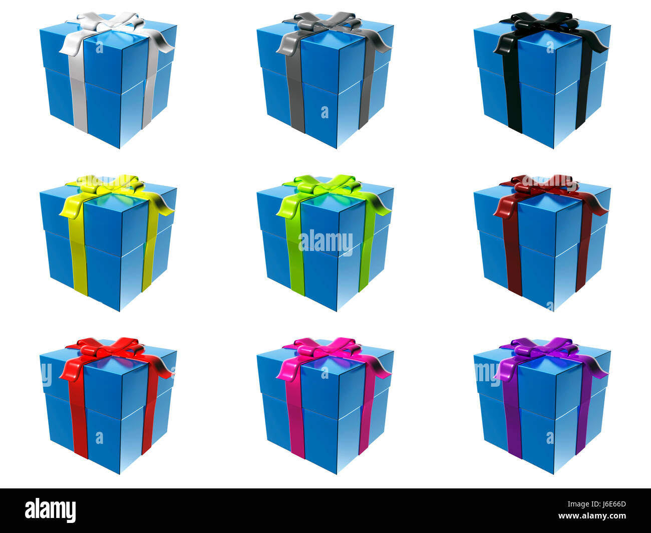gift package boxes surprise ribbon tape band packet parcel blue present ...