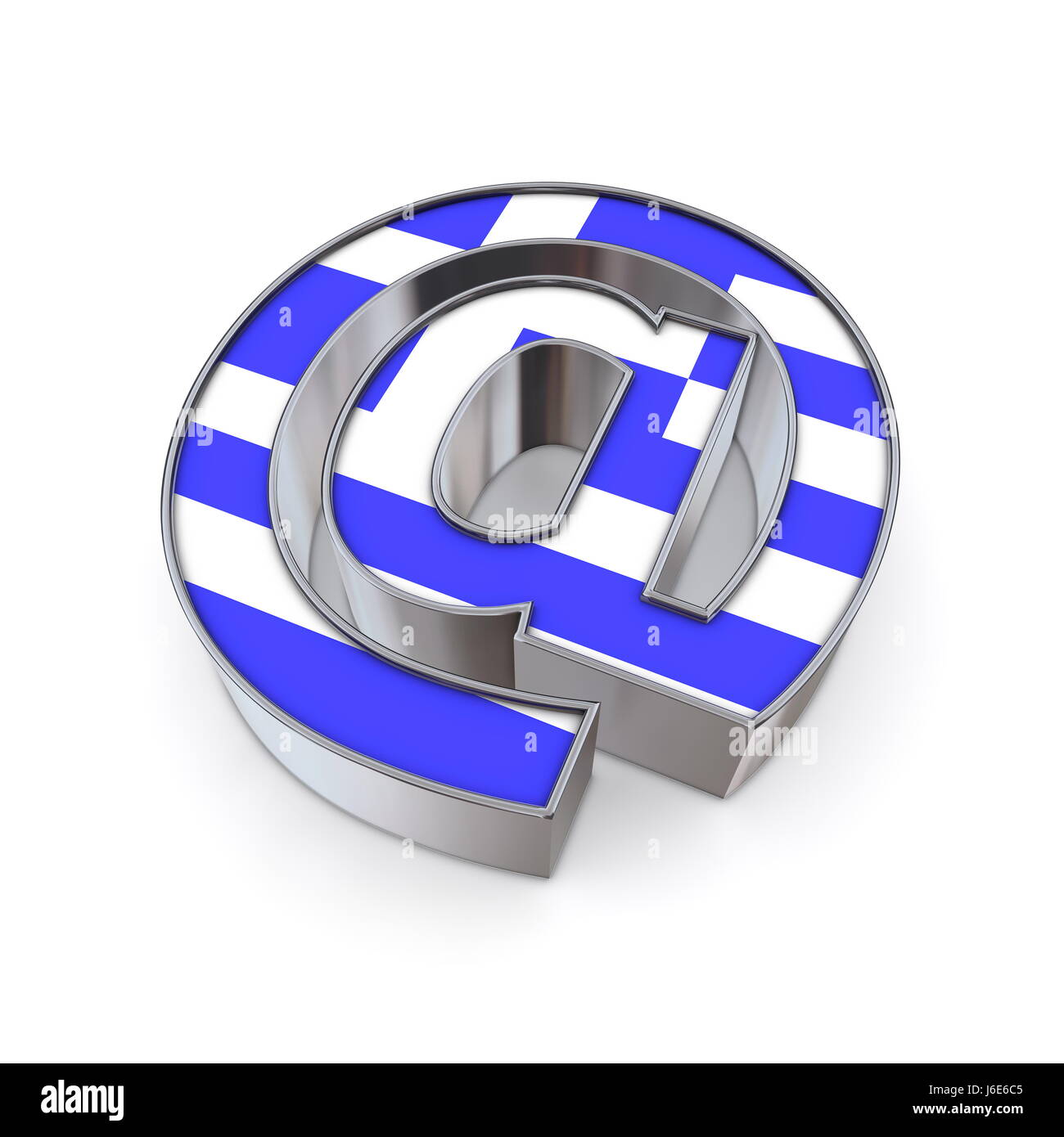 greece greek email metallic sign at pictogram symbol pictograph trade ...