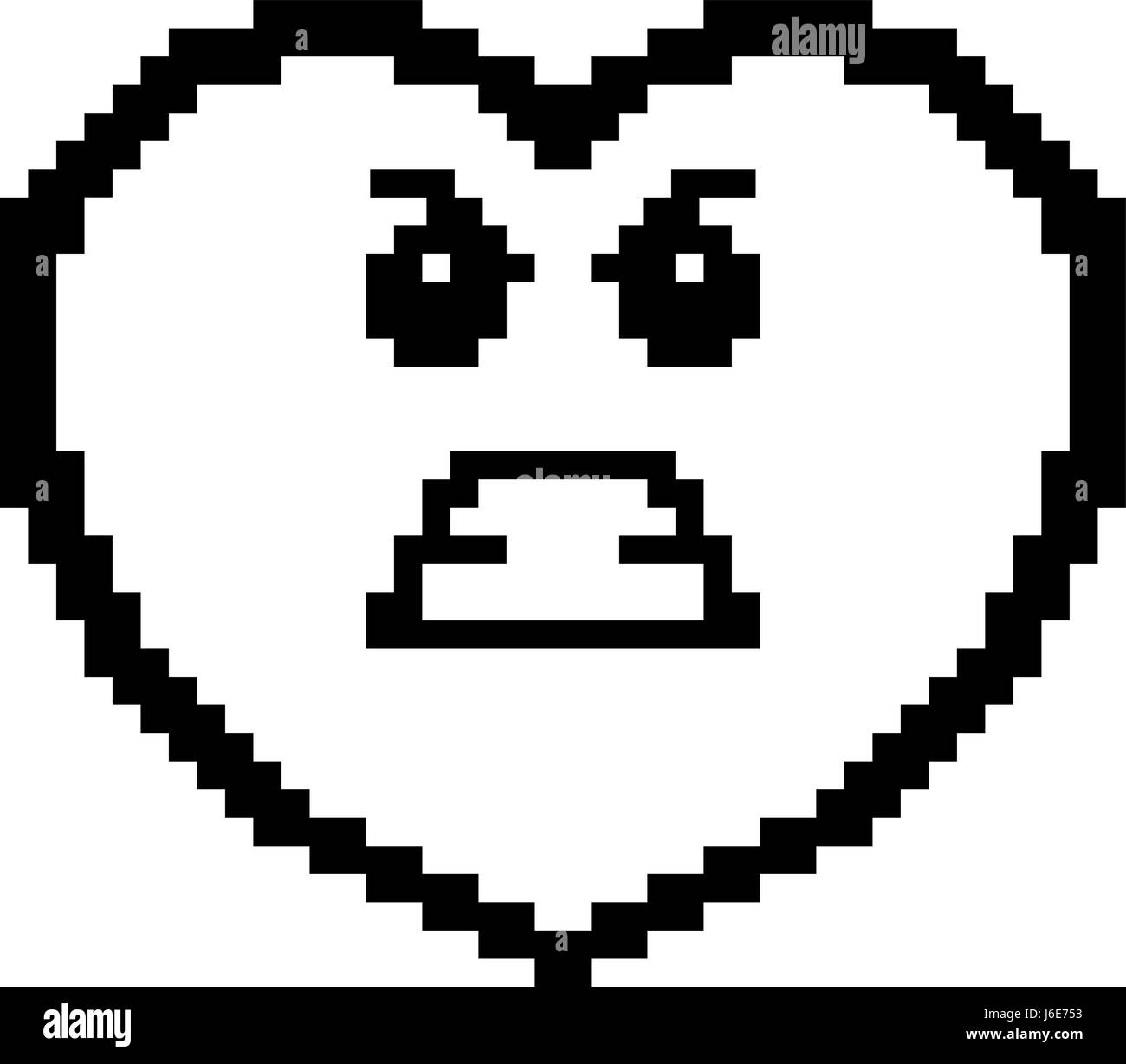8 Bit Heart Png