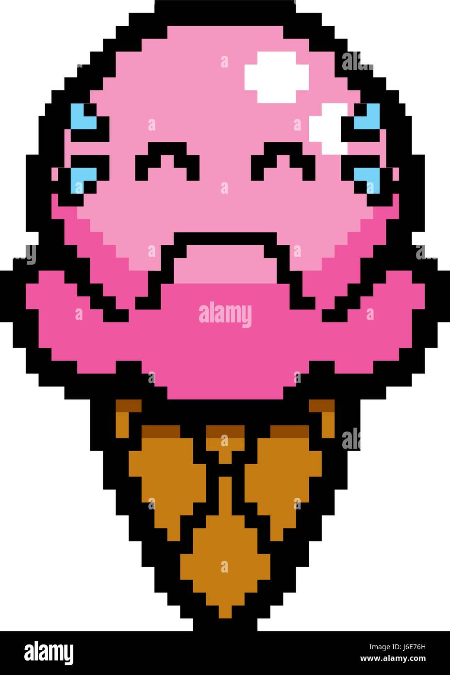Illustration ice cream cone crying hi-res stock photography and images ...