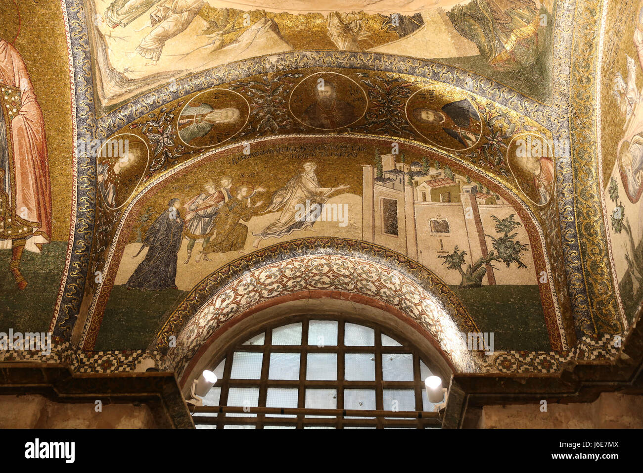 Inside of Chora Church in Istanbul City, Turkey Stock Photo - Alamy