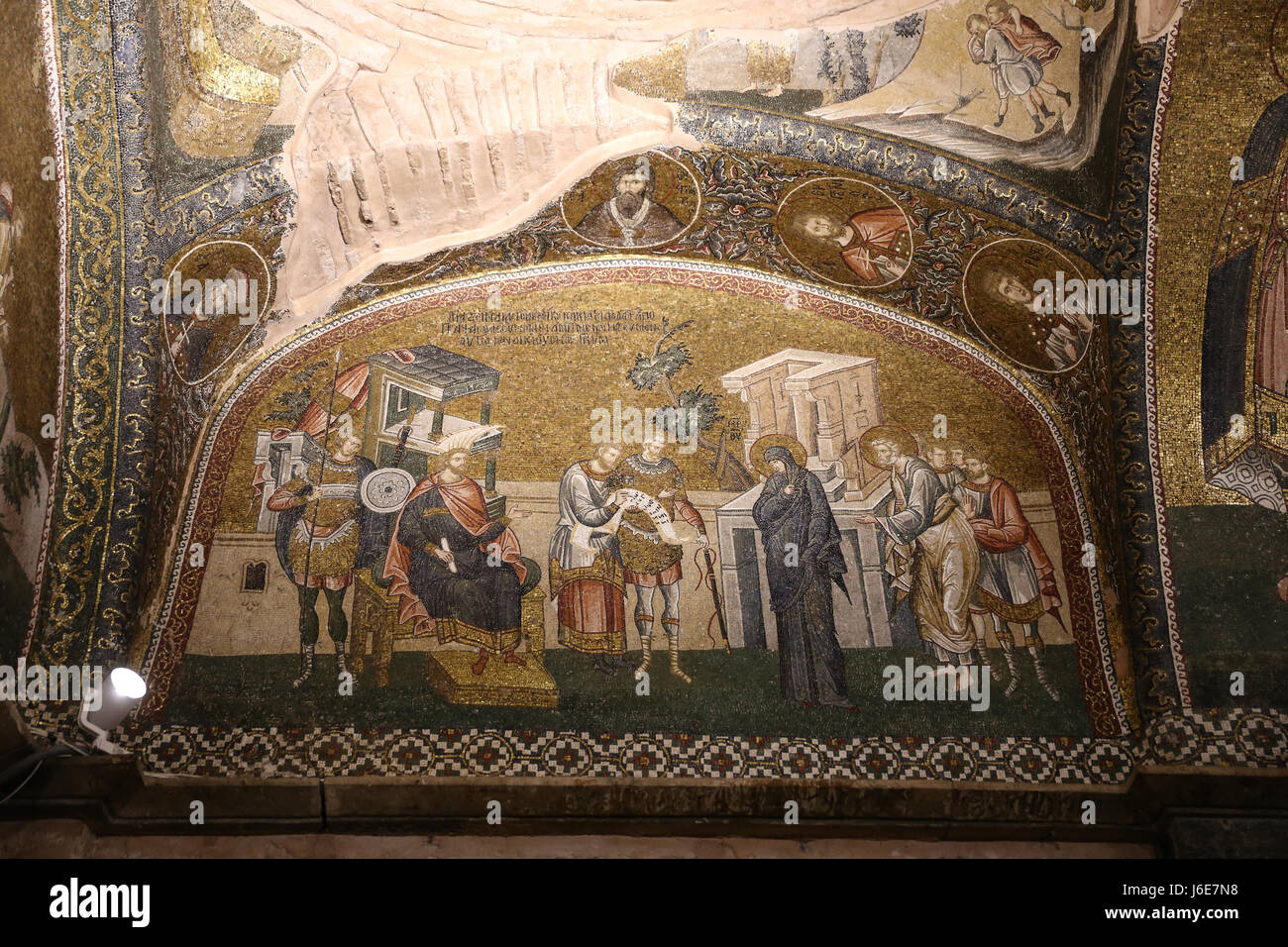 Inside of Chora Church in Istanbul City, Turkey Stock Photo - Alamy