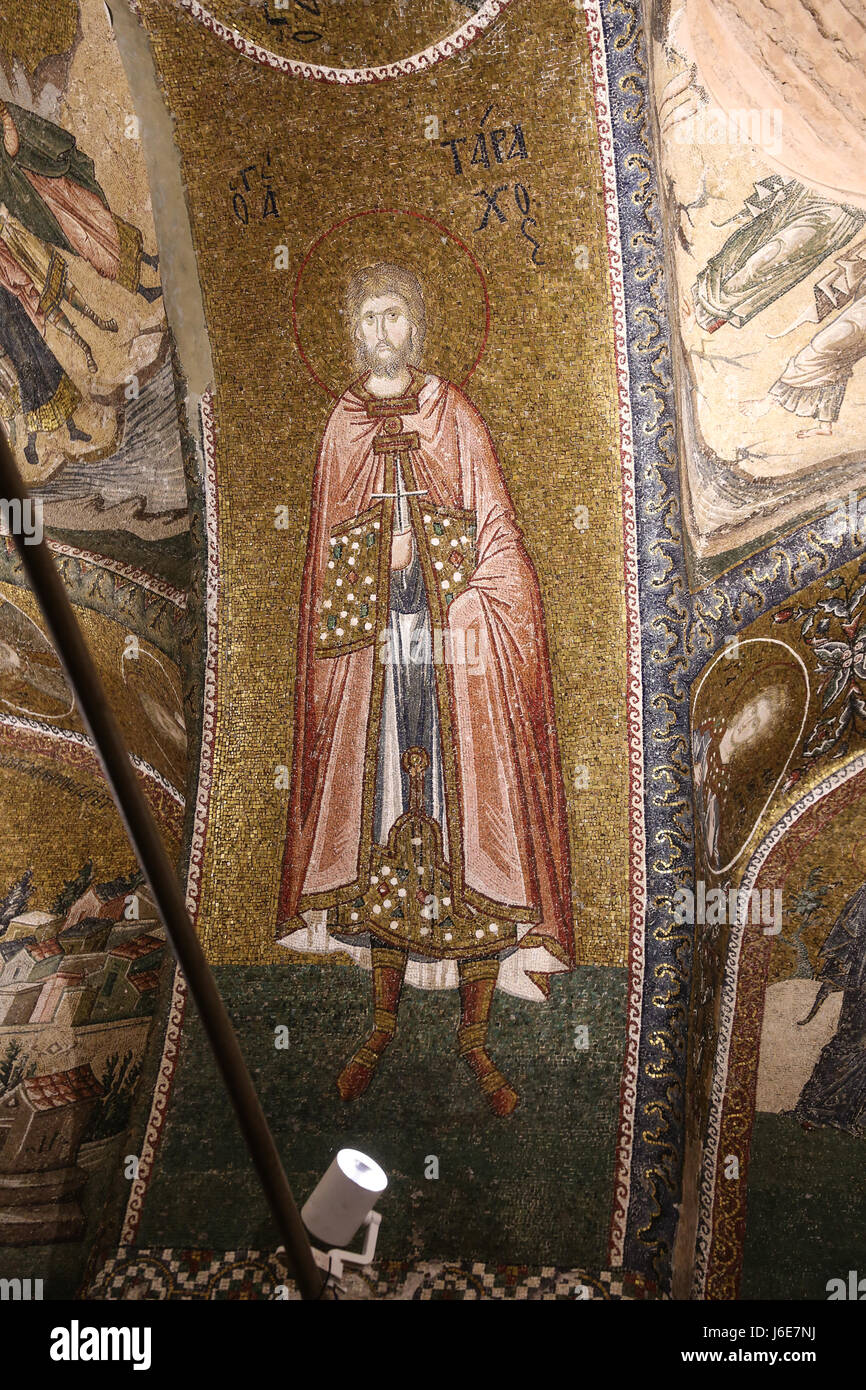 Inside of Chora Church in Istanbul City, Turkey Stock Photo - Alamy