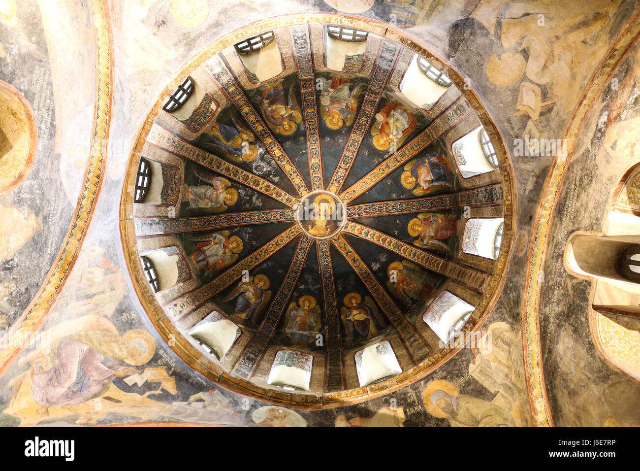 Inside of Chora Church in Istanbul City, Turkey Stock Photo - Alamy