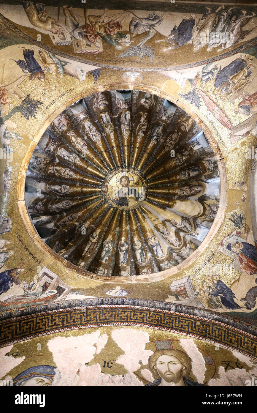 Inside of Chora Church in Istanbul City, Turkey Stock Photo - Alamy