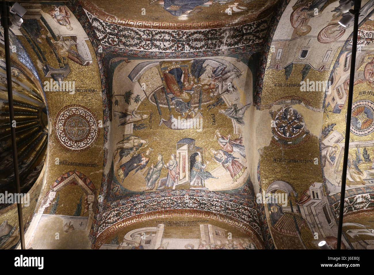 Inside of Chora Church in Istanbul City, Turkey Stock Photo - Alamy