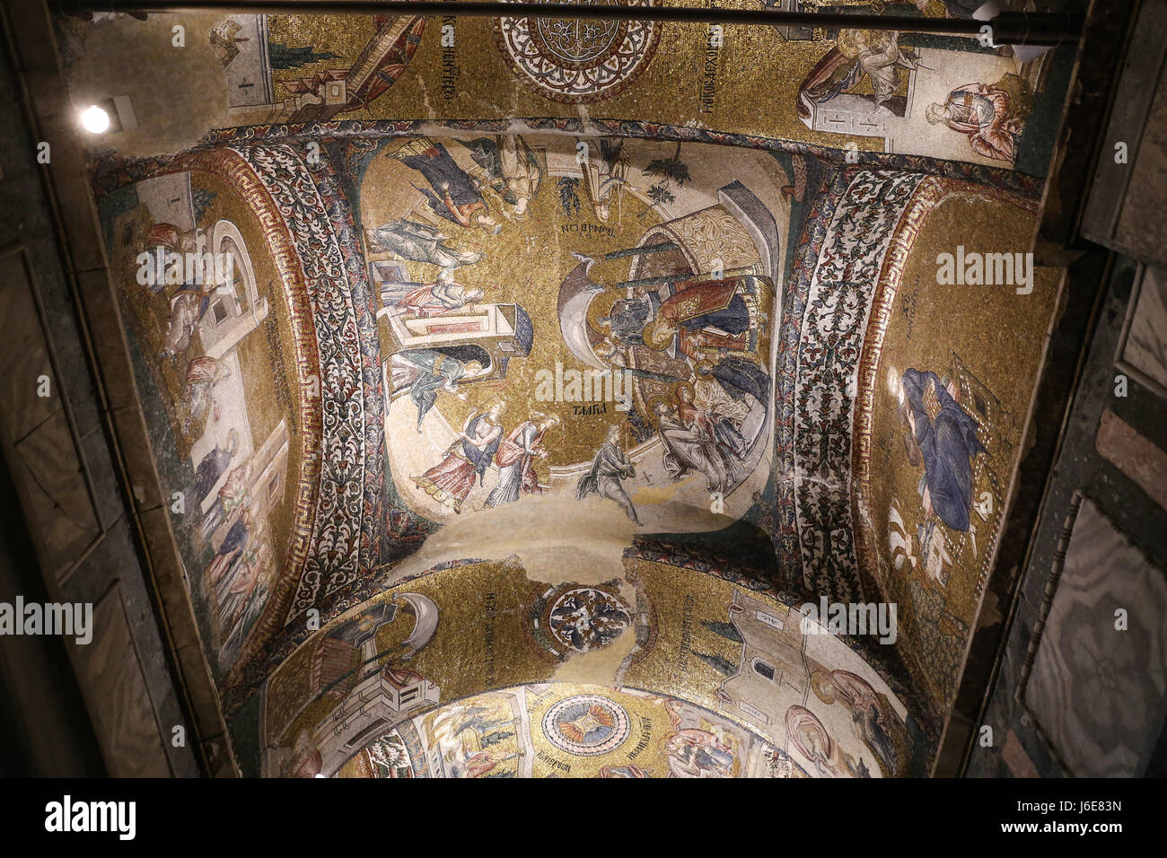Inside of Chora Church in Istanbul City, Turkey Stock Photo - Alamy