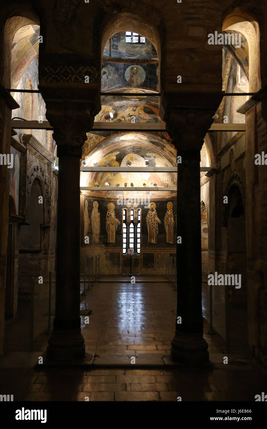 Inside of Chora Church in Istanbul City, Turkey Stock Photo - Alamy