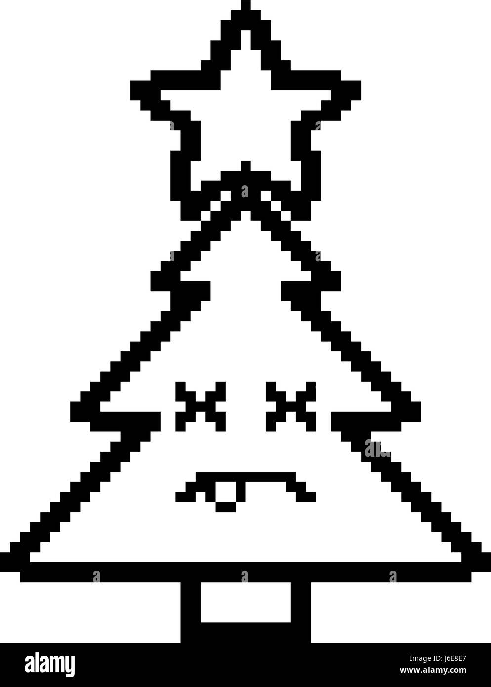 Dead christmas tree Stock Vector Images - Alamy