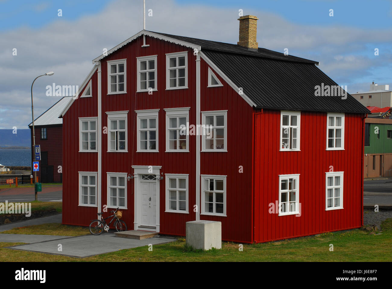 the red house Stock Photo - Alamy