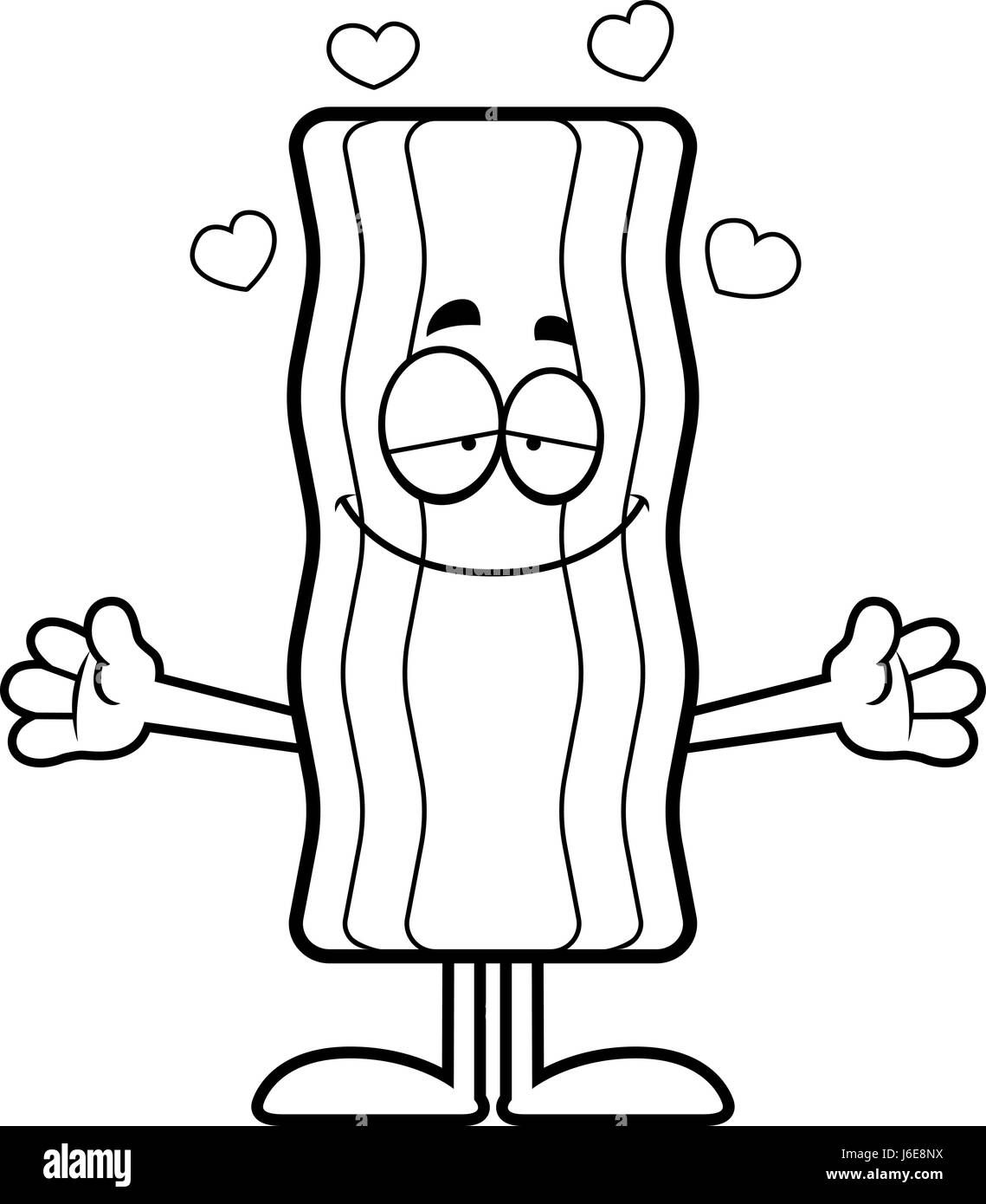 Bacon Clipart Black And White