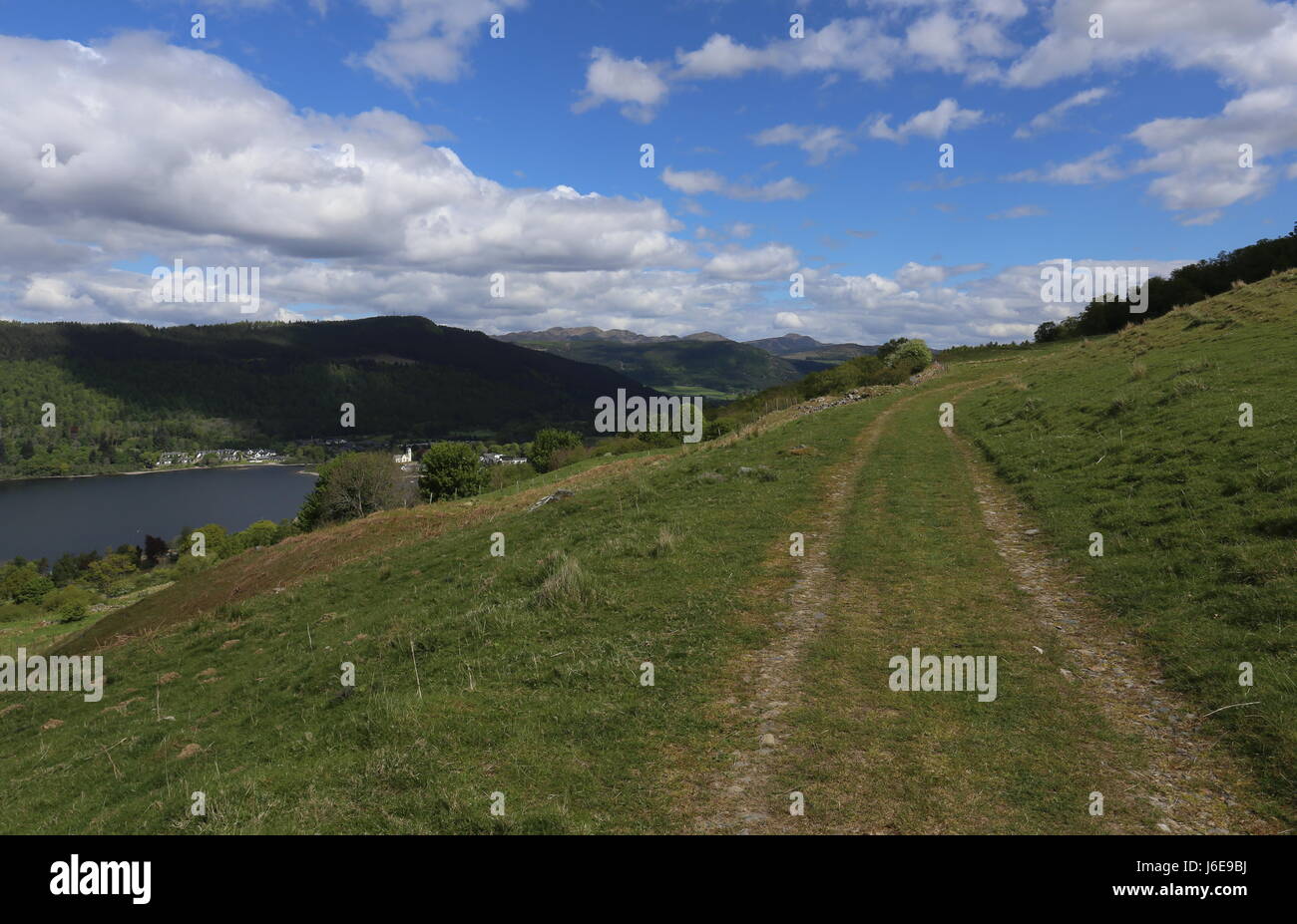 Rob Roy Way, Loch Tay and Kenmore Scotland May 2017 Stock Photo - Alamy