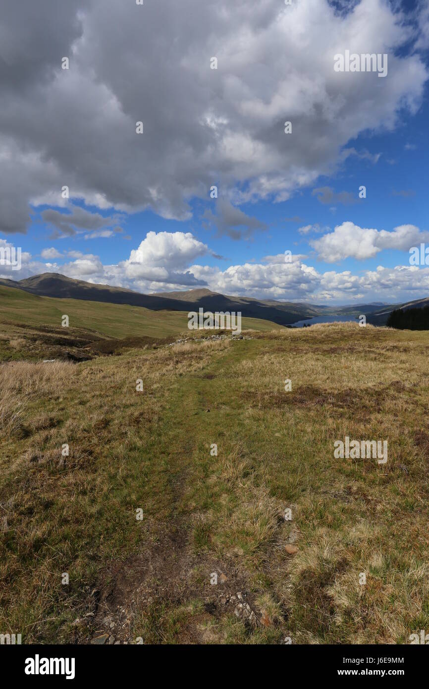 Rob Roy Way leading to Loch Tay Scotland May 2017 Stock Photo - Alamy