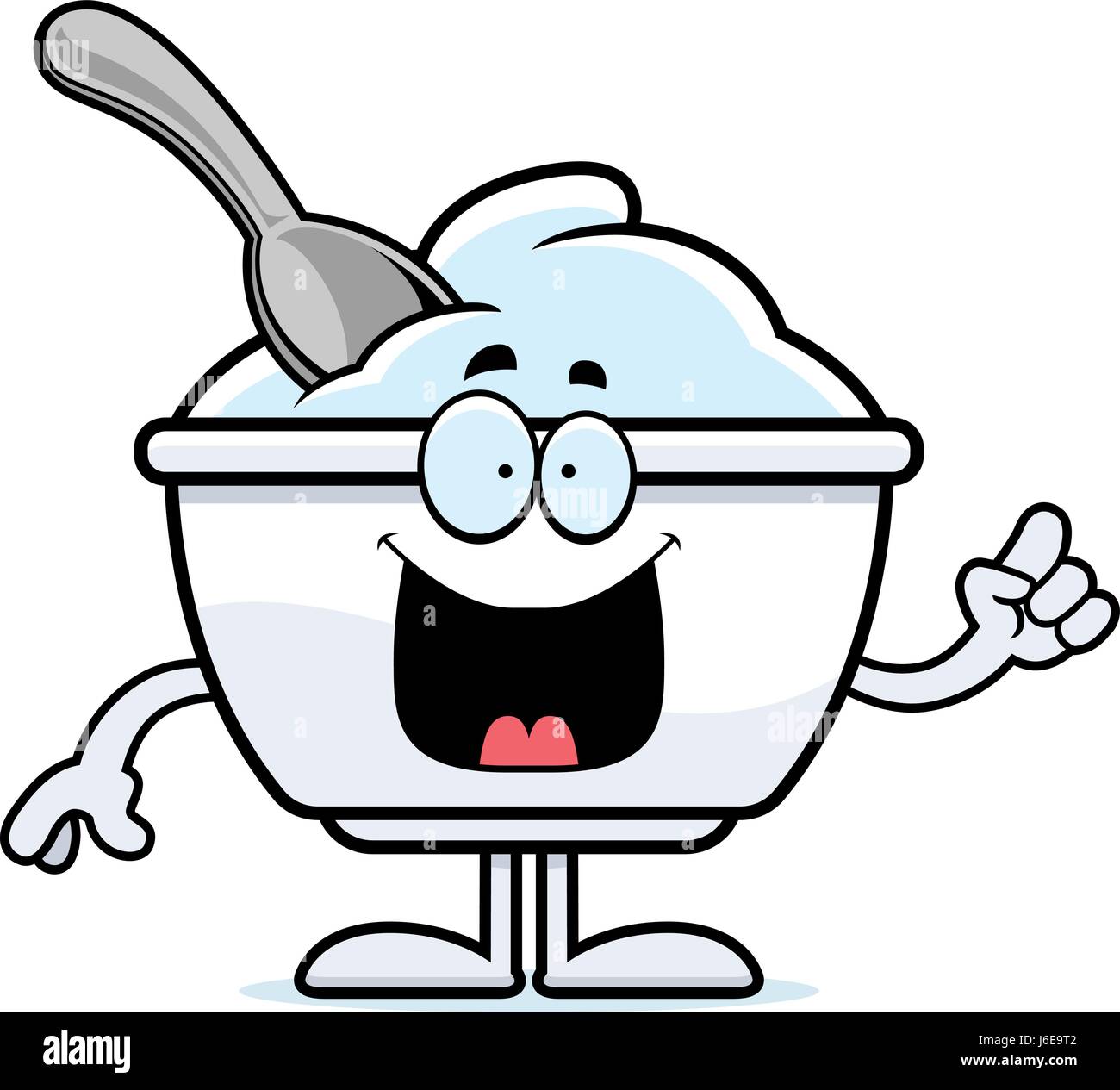Yogurt clip art cartoon illustration hi-res stock photography and ...
