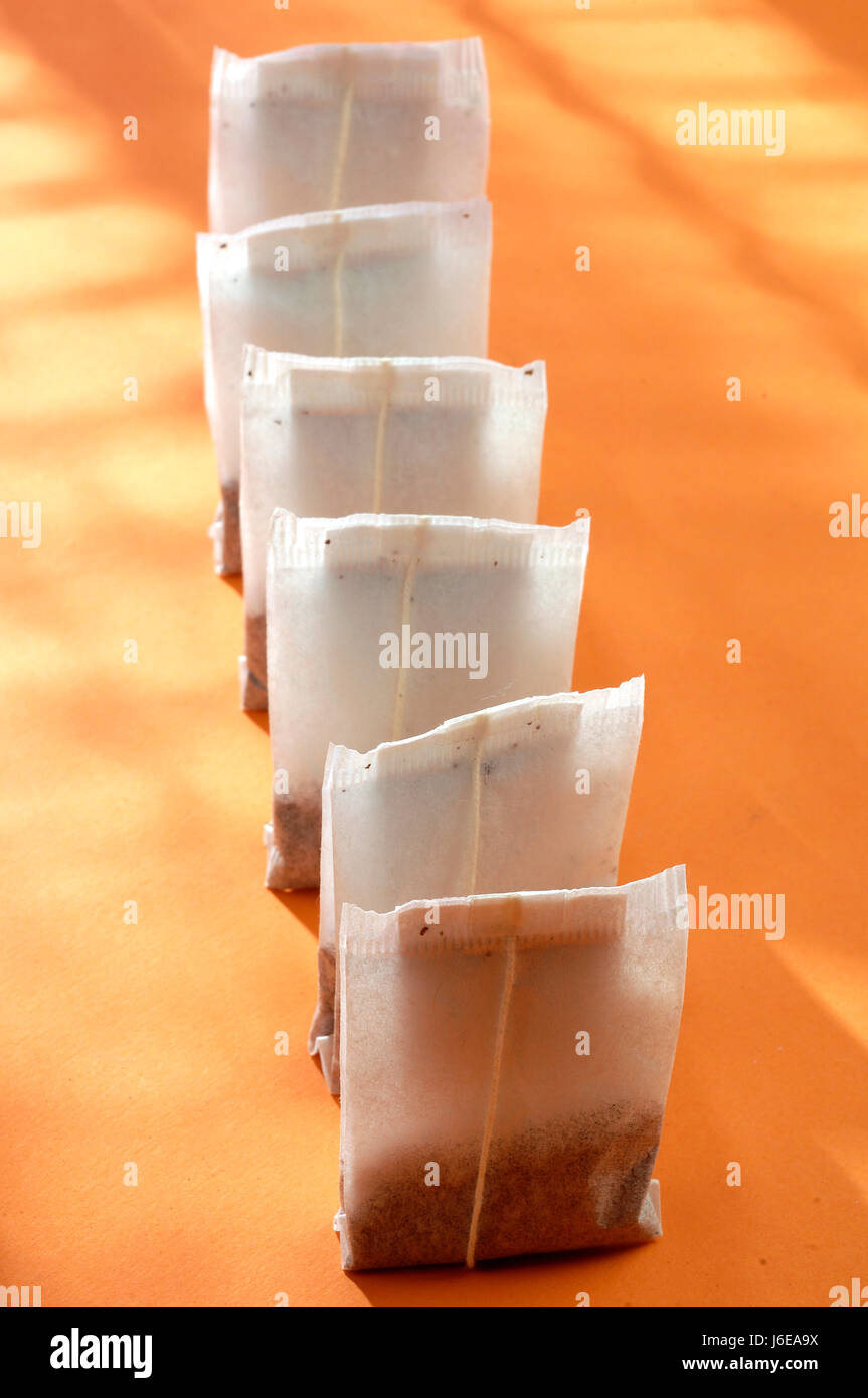 tea in sachets Stock Photo - Alamy
