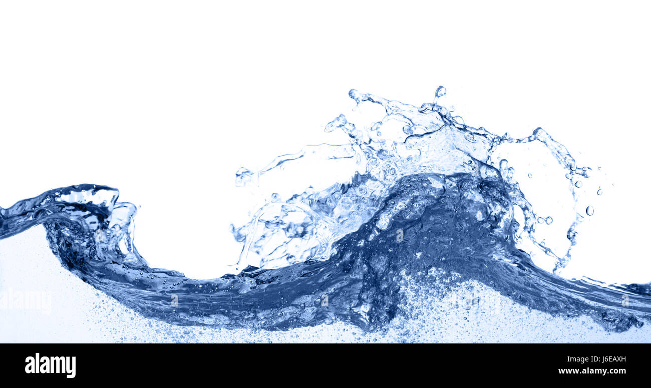 blue liquid isolated wet backdrop background white fluid fresh water ...