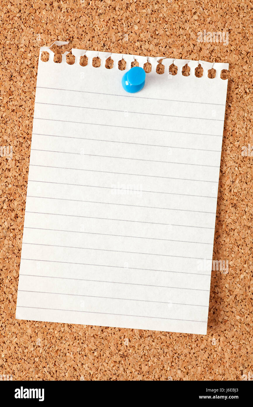 note memo board cork notepaper sheet of paper paper pin backdrop ...