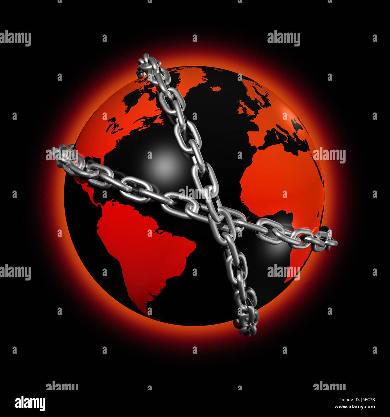 chain metal globe planet earth world chained map atlas map of the world ...