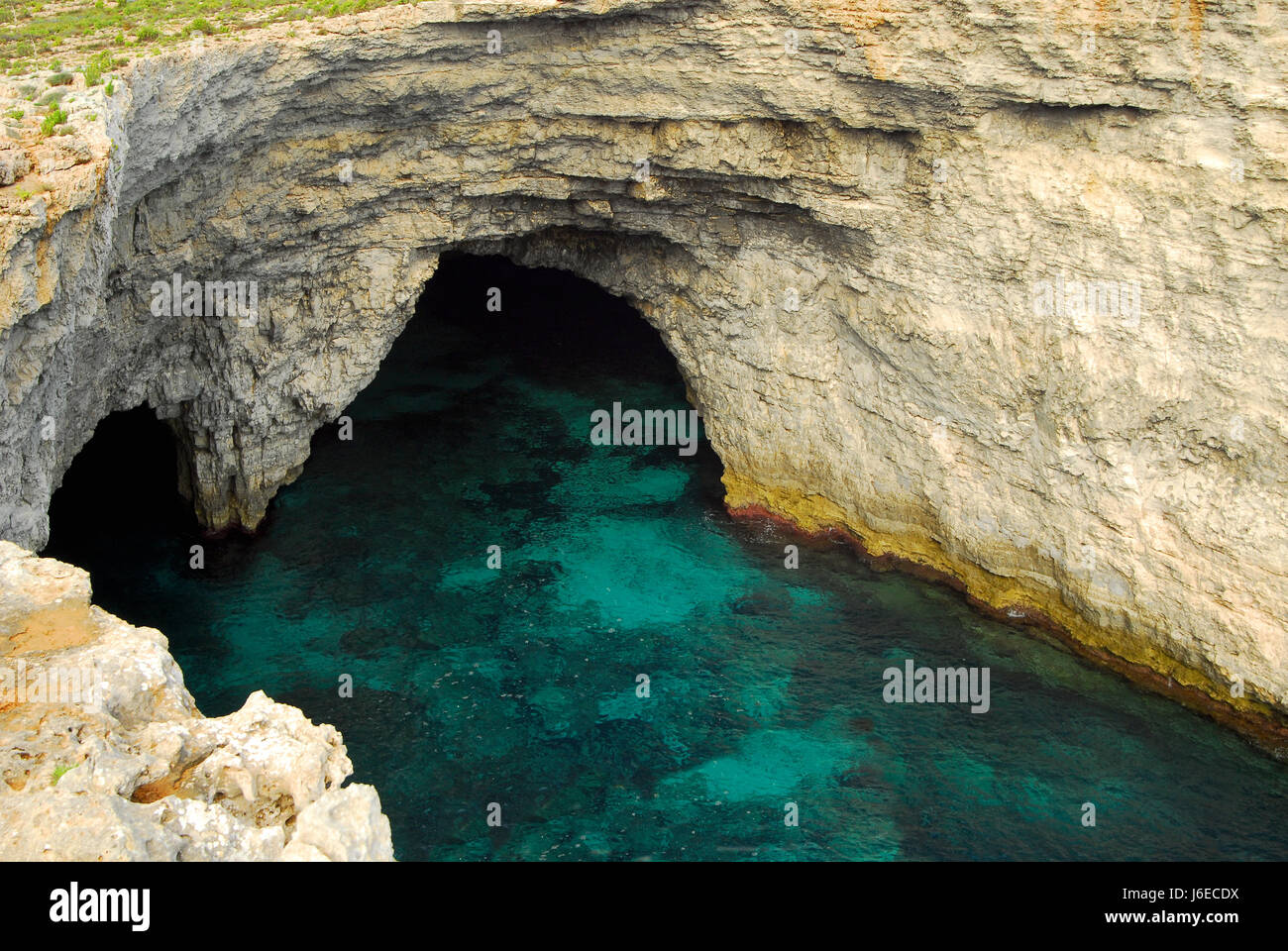 cave in comino Stock Photo - Alamy