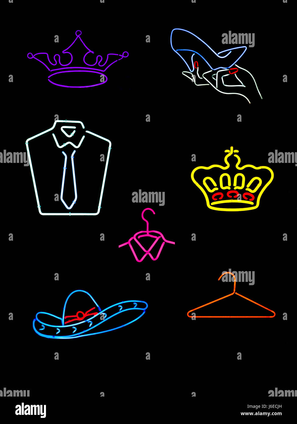 neon illuminated hanger accessories accessory symbols sign crown light ...