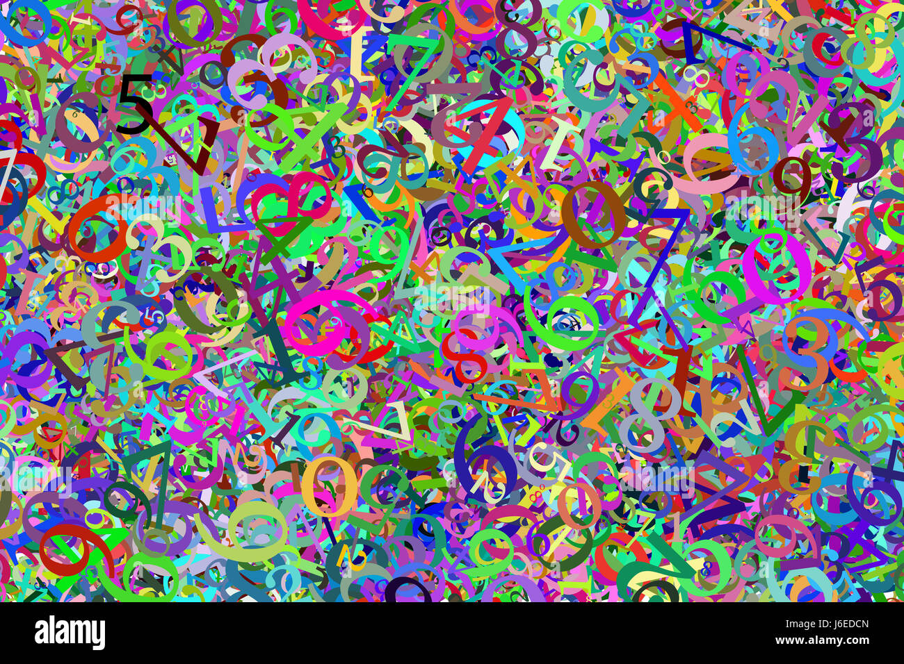 coloured colourful gorgeous multifarious richly coloured numerics count ...