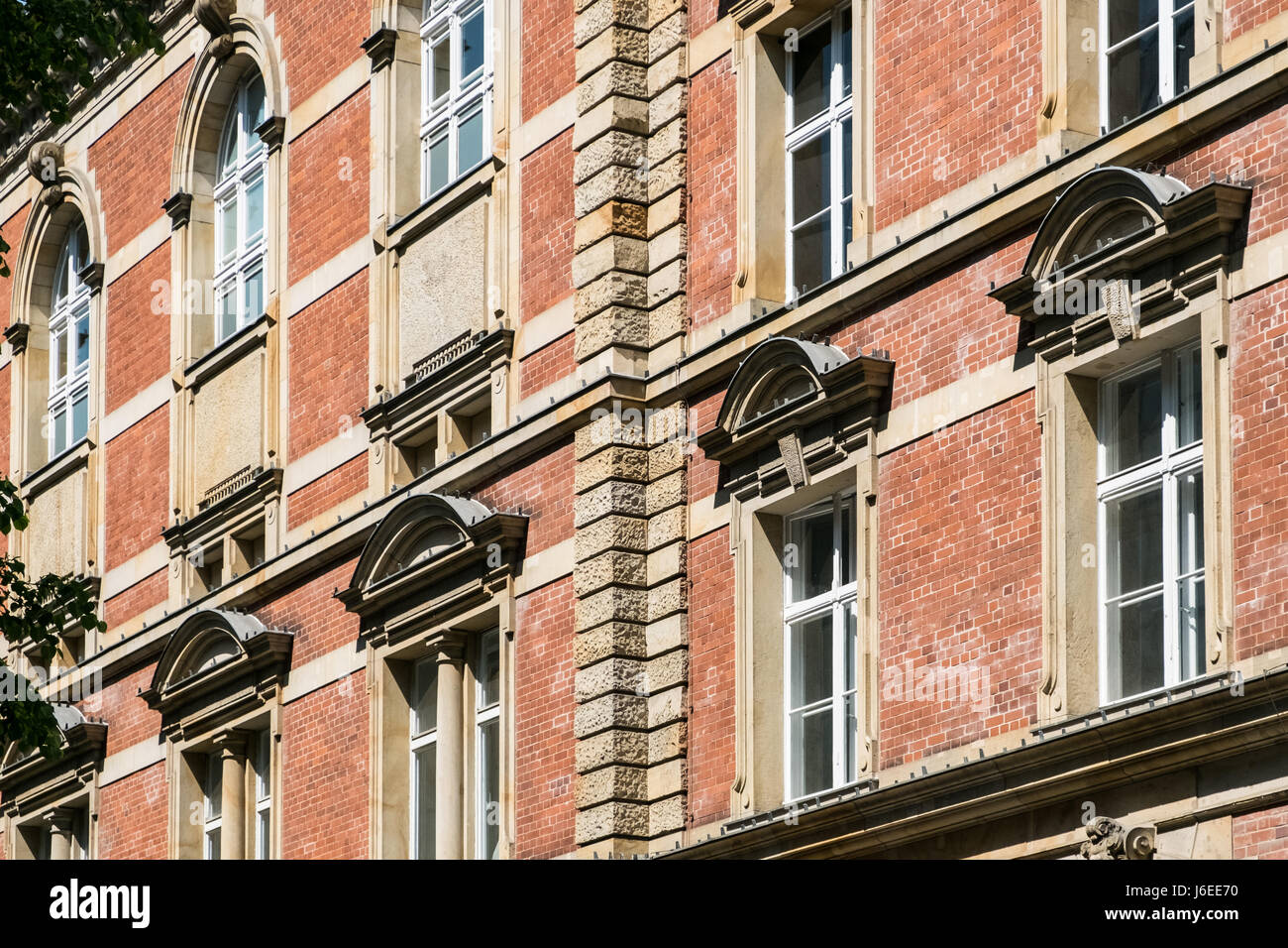 beautiful old building facade - historic architecture Stock Photo - Alamy