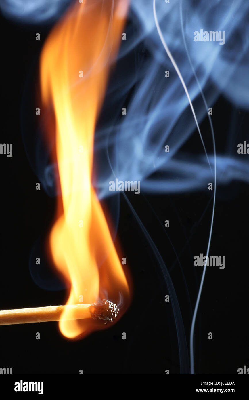 matchstick flame 1 Stock Photo - Alamy