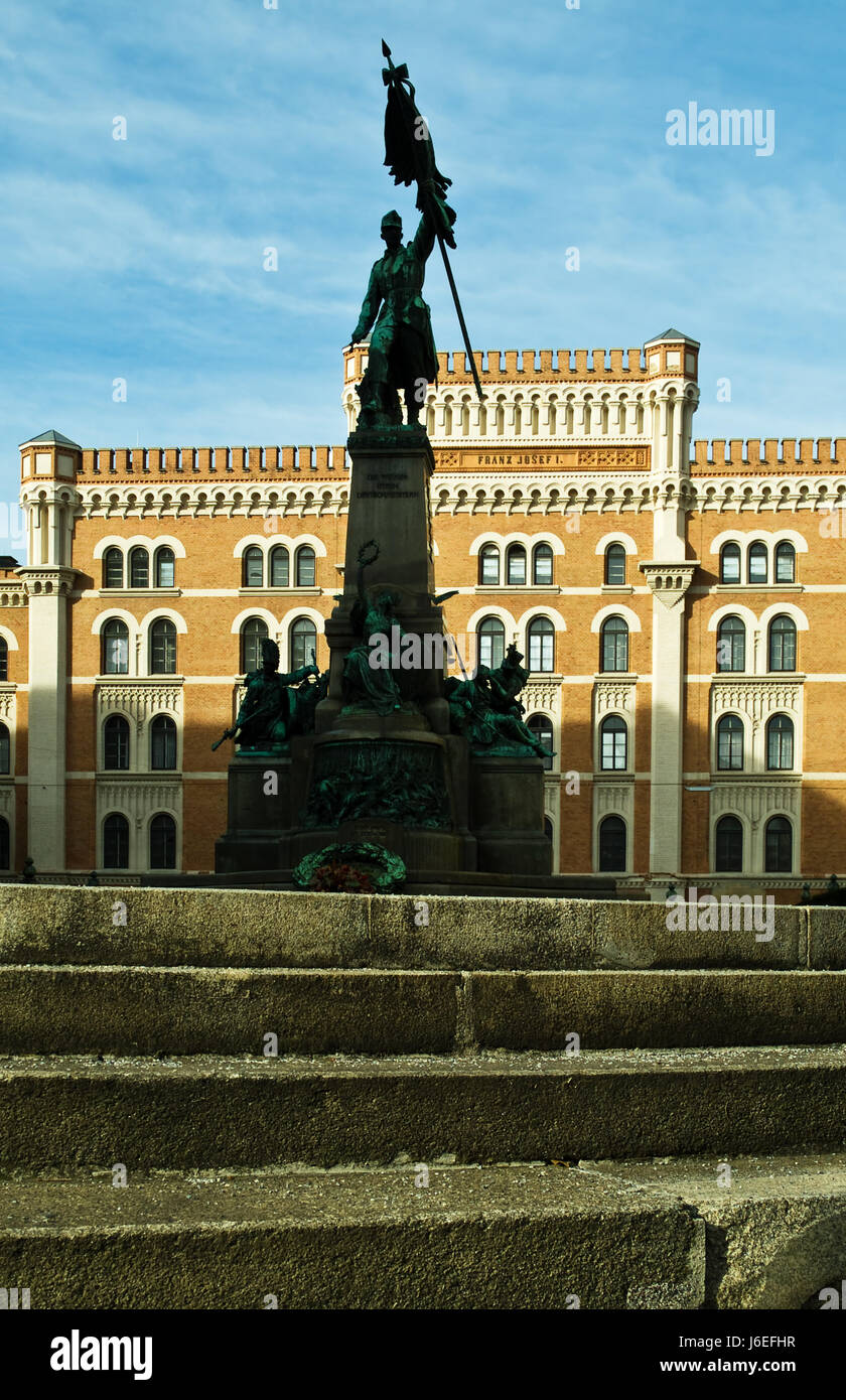 monument war german barracks regiment fight fighting vienna austrians ...