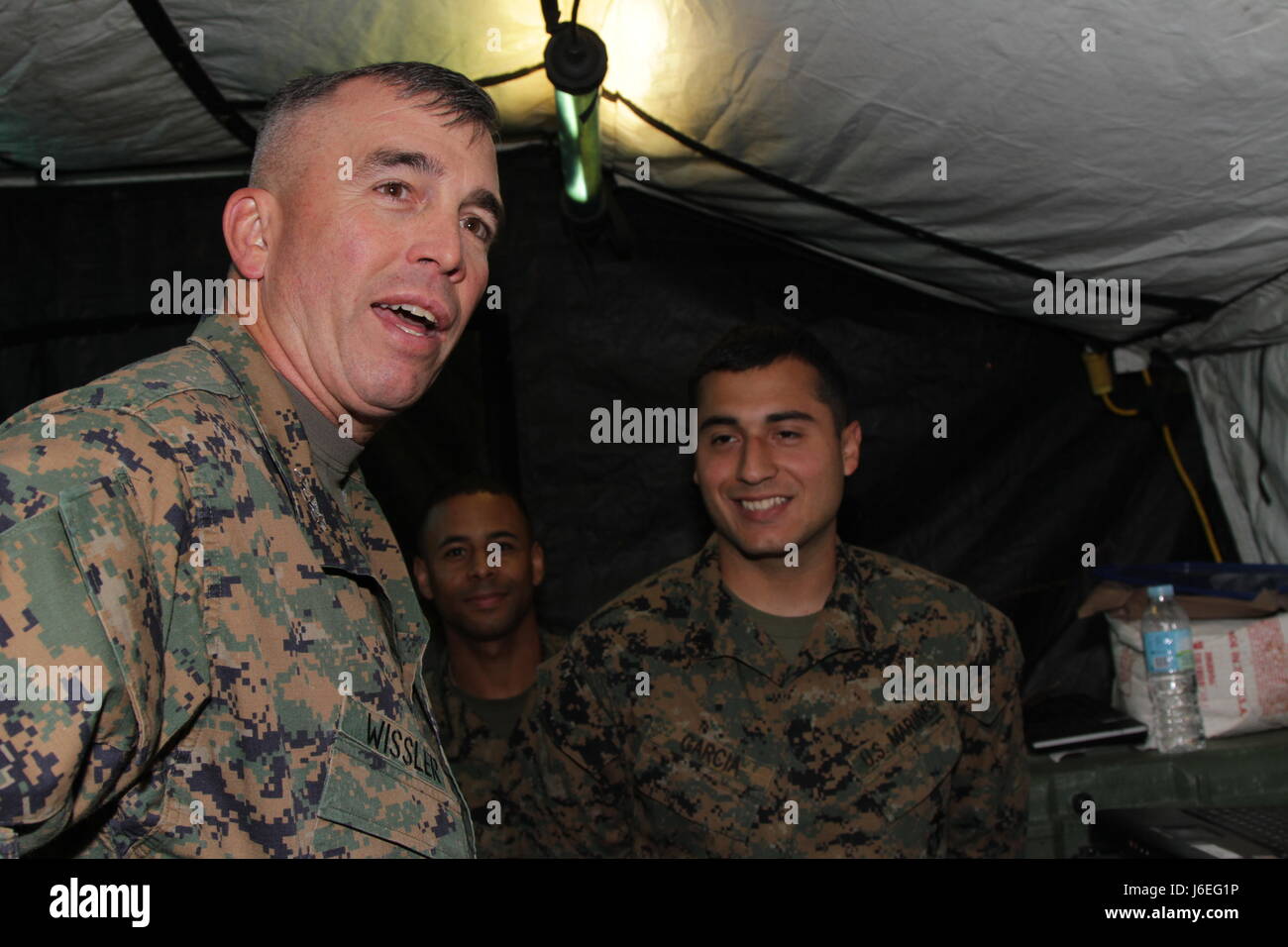 Marines from the 7th Communication Battalion, assigned to Joint Task ...