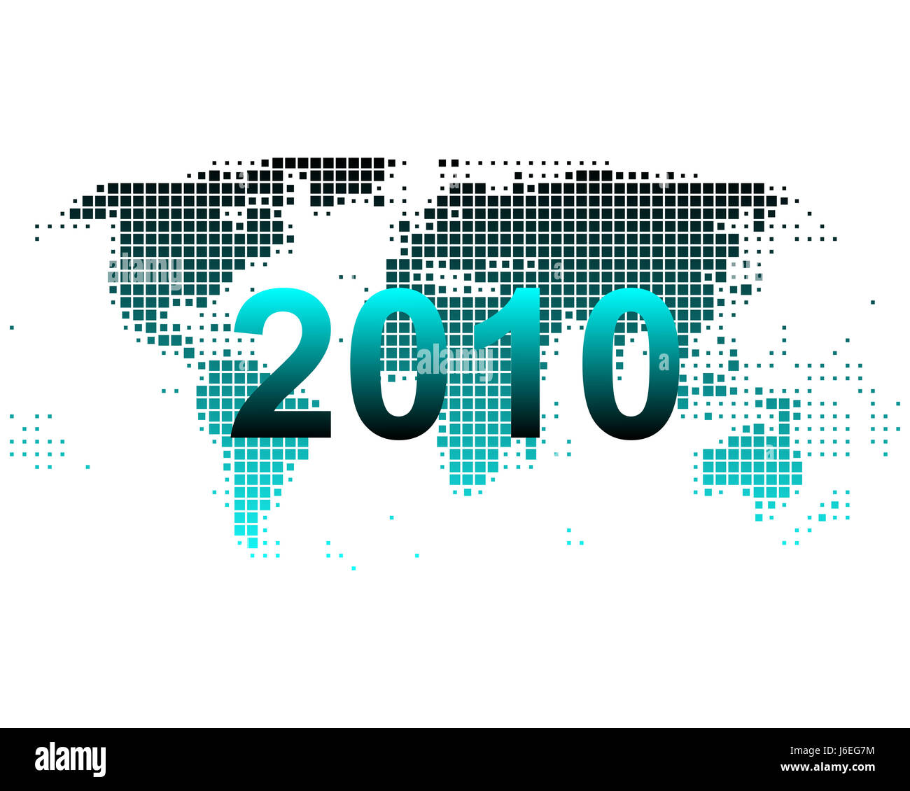 world map 2010 Stock Photo - Alamy