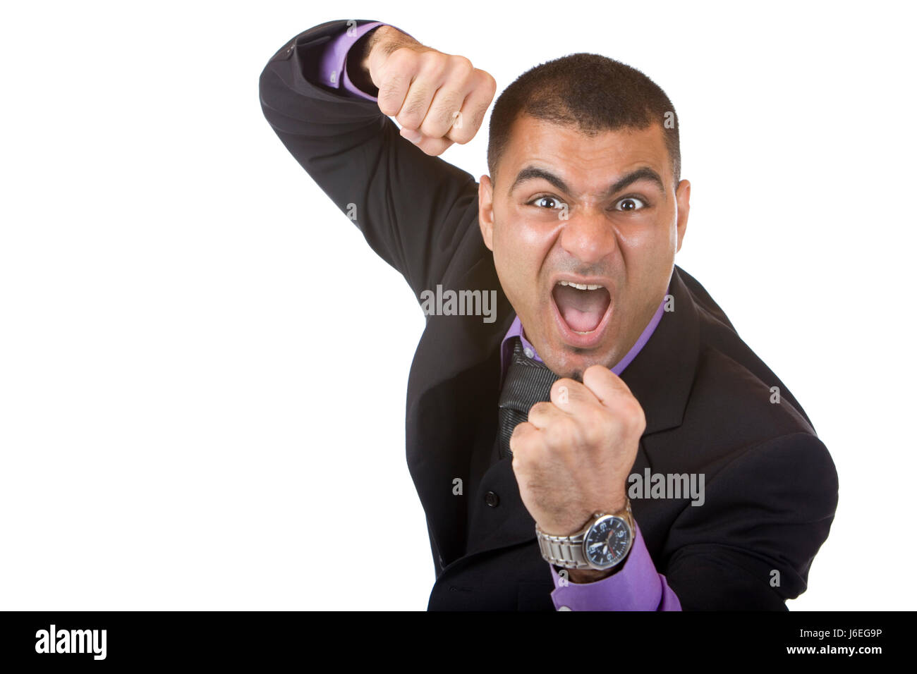 frustration frustrated business man businessman raving furious angry ...