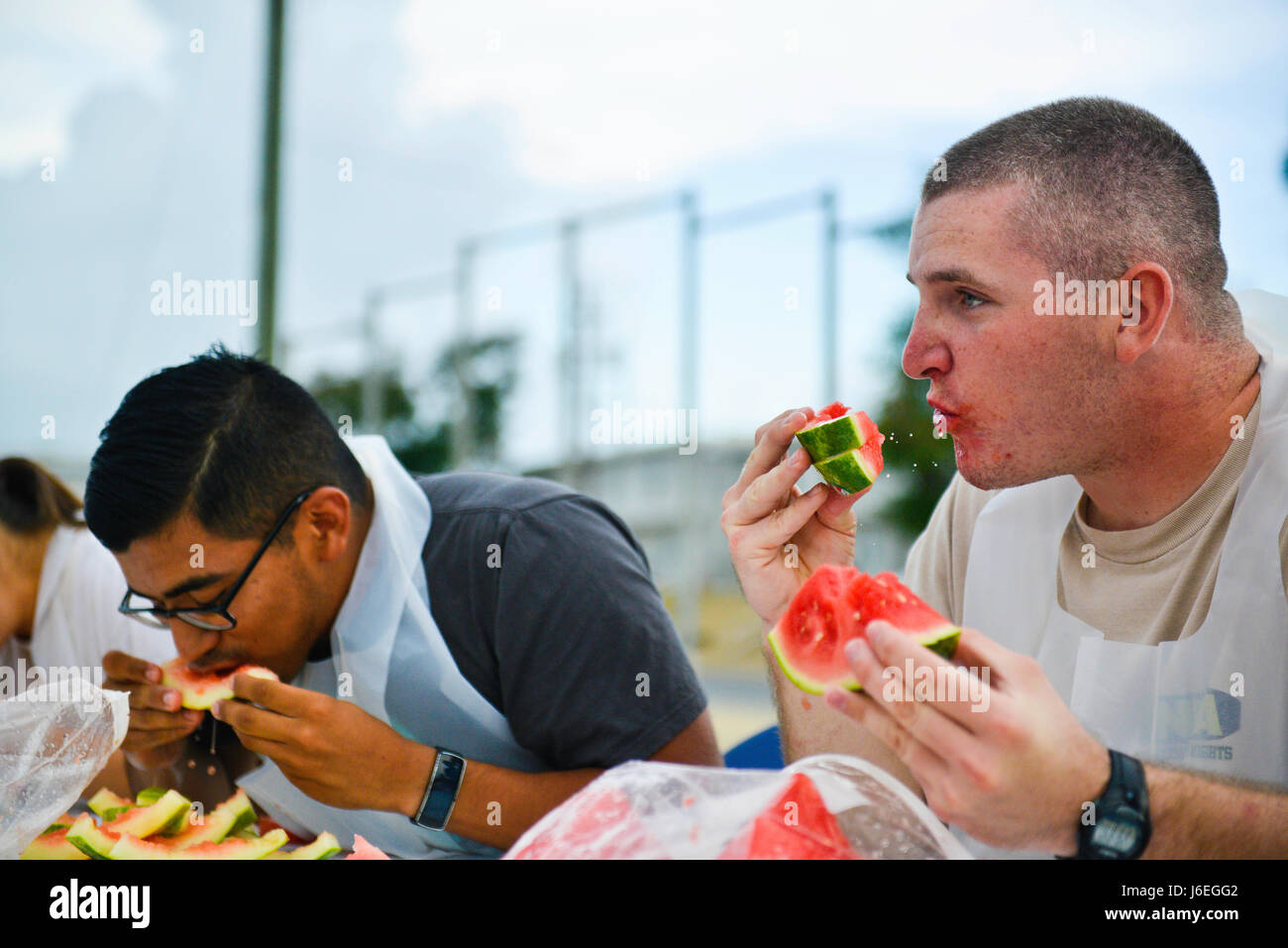 Watermelon Eating Contest High Resolution Stock Photography and Images ...