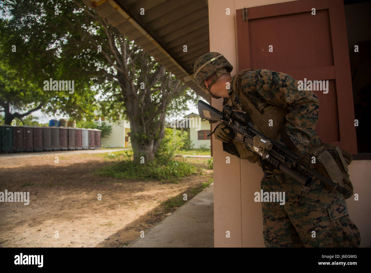 U.S. Marine Corps Lance Cpl. Brian Walters, a rifleman with 2nd ...
