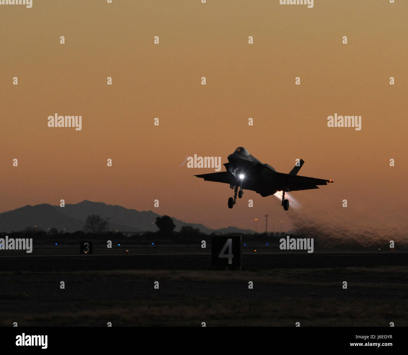 A 61st Fighter Squadron F-35 Lightning II takes off Feb. 2, 2016 at ...