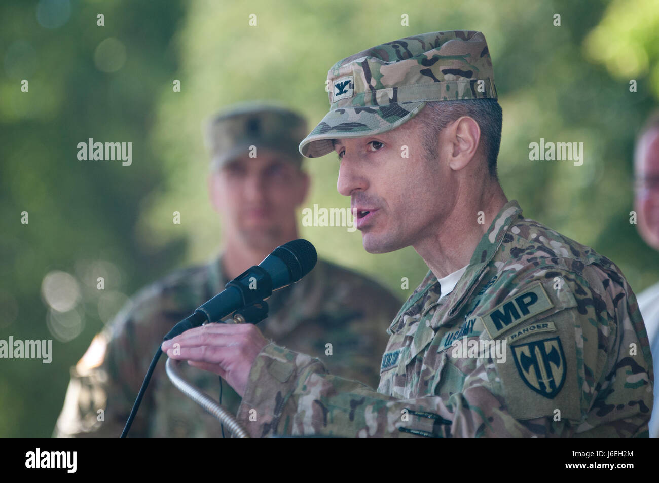Col. Arturo Horton, commander of the 18th Military Police Brigade from ...