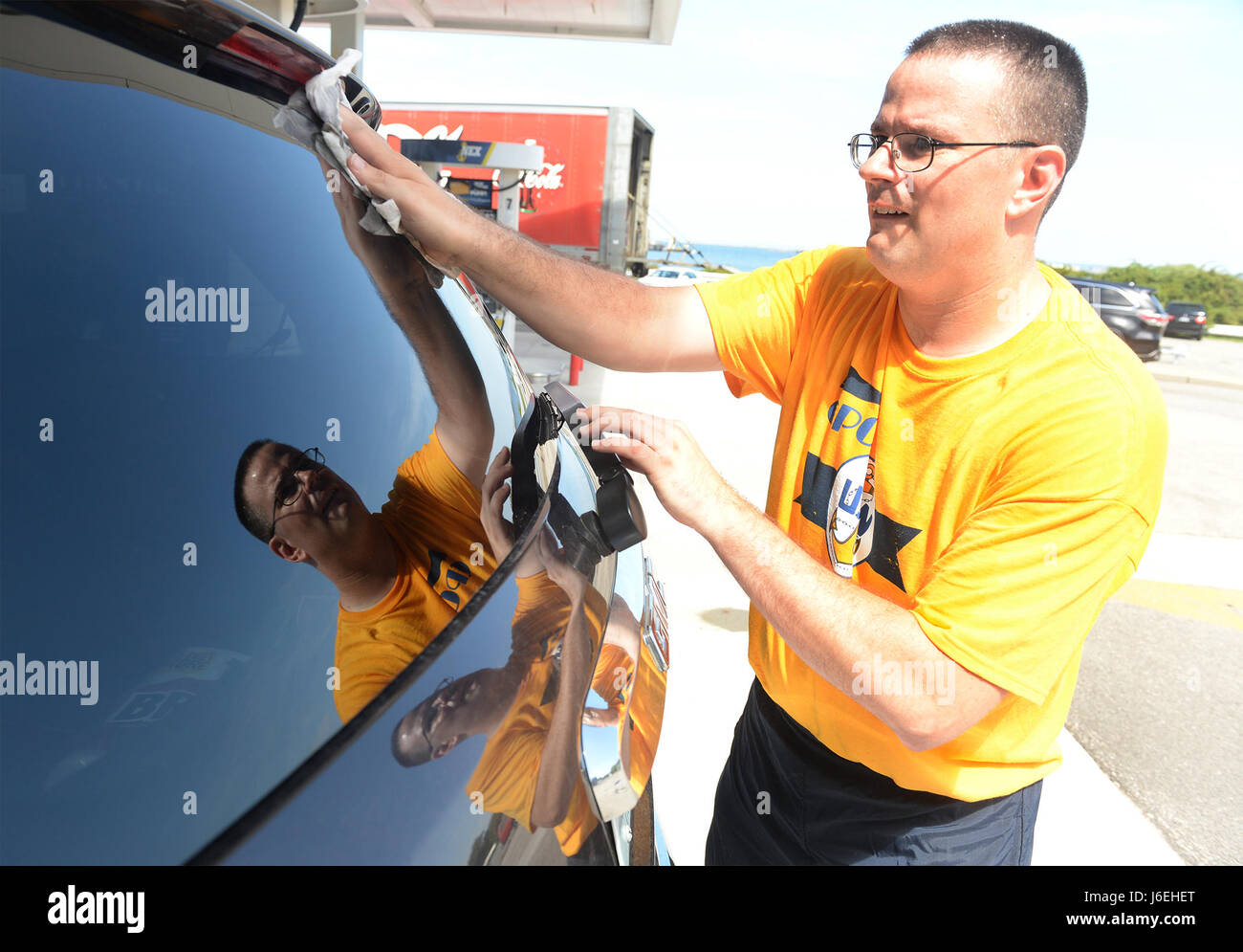 NEWPORT, R.I. (Aug. 12, 2016) Chief Legalman (select) Michael Monteith ...